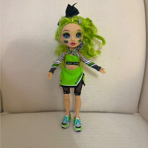 Rainbow | Toys | Rainbow High Cheer Jade Hunter Green Cheerleader Doll ...